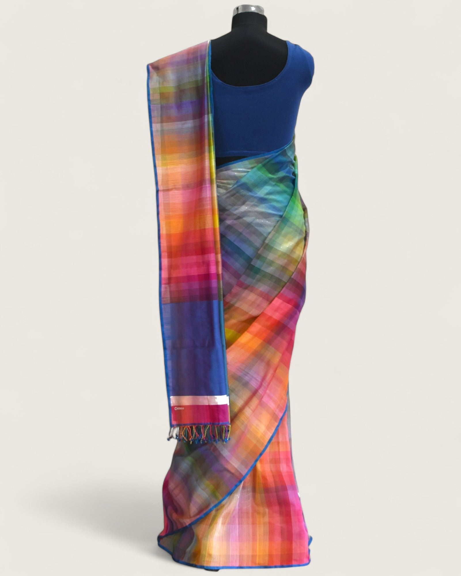 6400 Colour - Rainbow Organic Cotton Saree – Ethicus