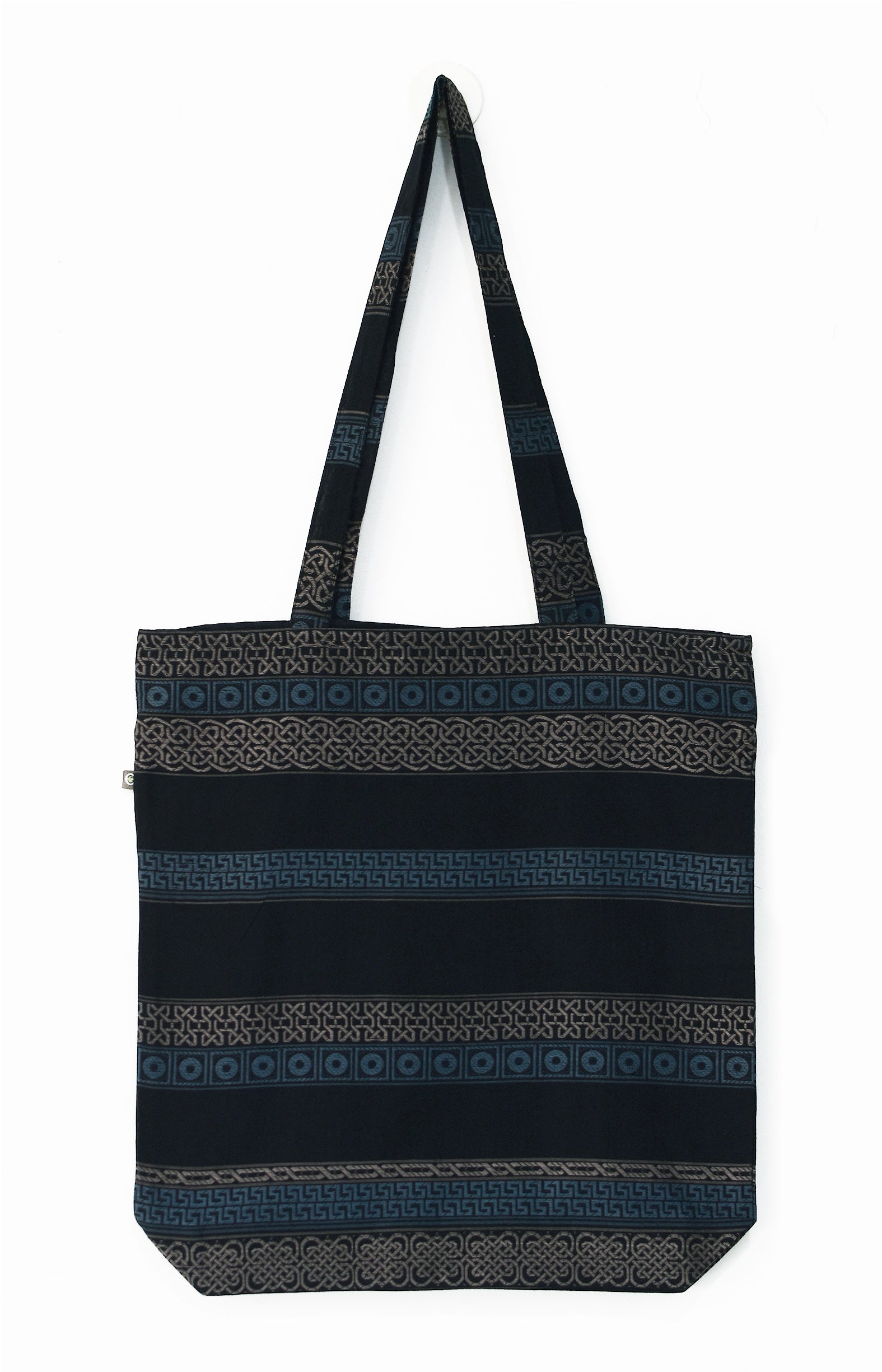 Brown & Blue - Celtic Organic Cotton Tote Bag – Ethicus